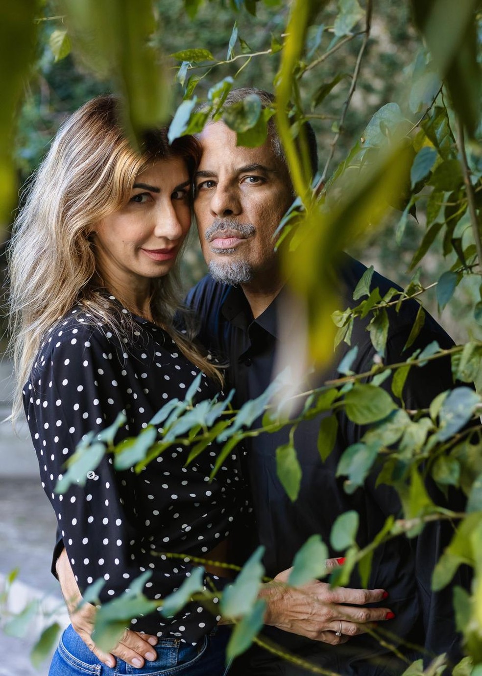 Luka Ribeiro e a esposa, Ane Andrade — Foto: Flávia Martins