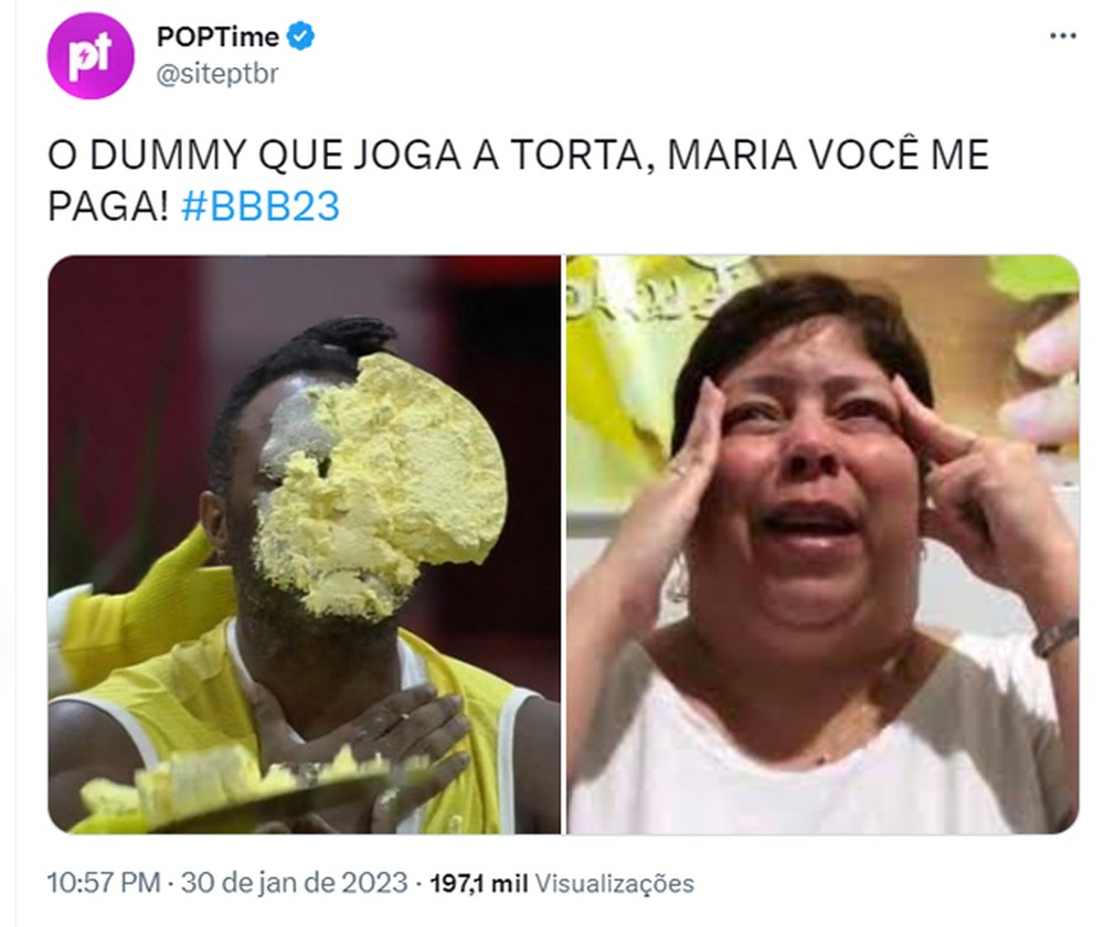 BBB 23: Jogo da Discórdia com torta na cara rende memes