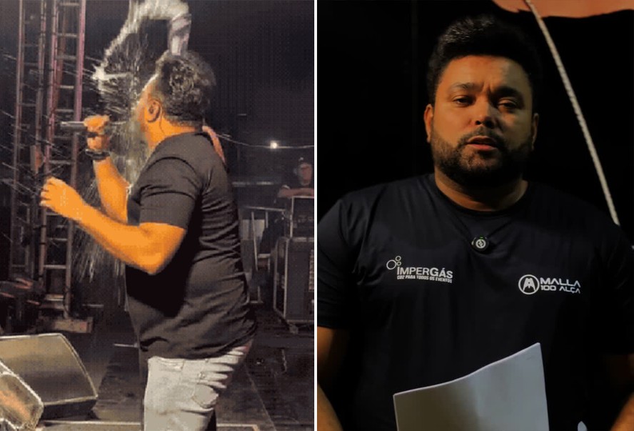 Rick Rocha faz boletim de ocorrência após ser atingido por lata de ...