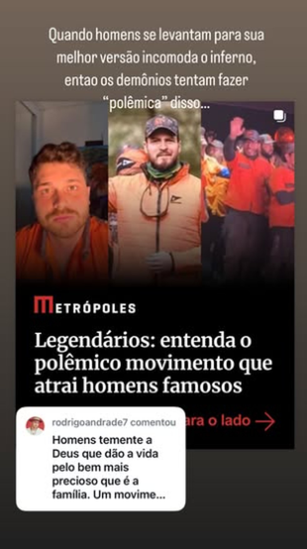 Ator Rodrigo Andrade defende Legendários: 'A gente vê homens fracos e ...