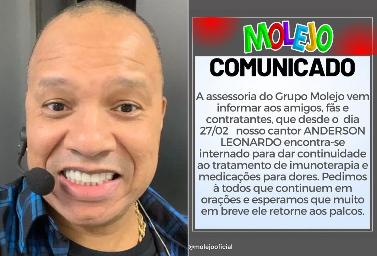 Anderson do Molejo passa por tratamento para câncer raro e banda pede ...