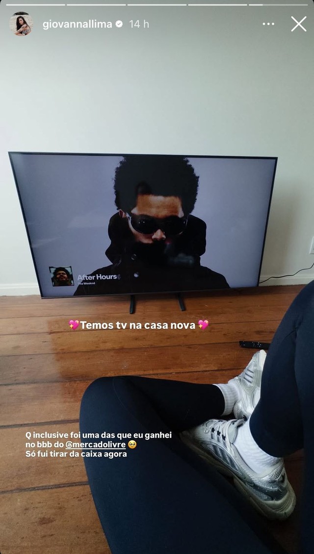 Giovanna Lima estreia prêmio que ganhou no BBB 24: 'Só tirei da caixa ...