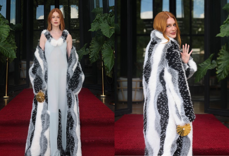 Marina Ruy Barbosa surge com look inspirado no universo de 'Antártida ...