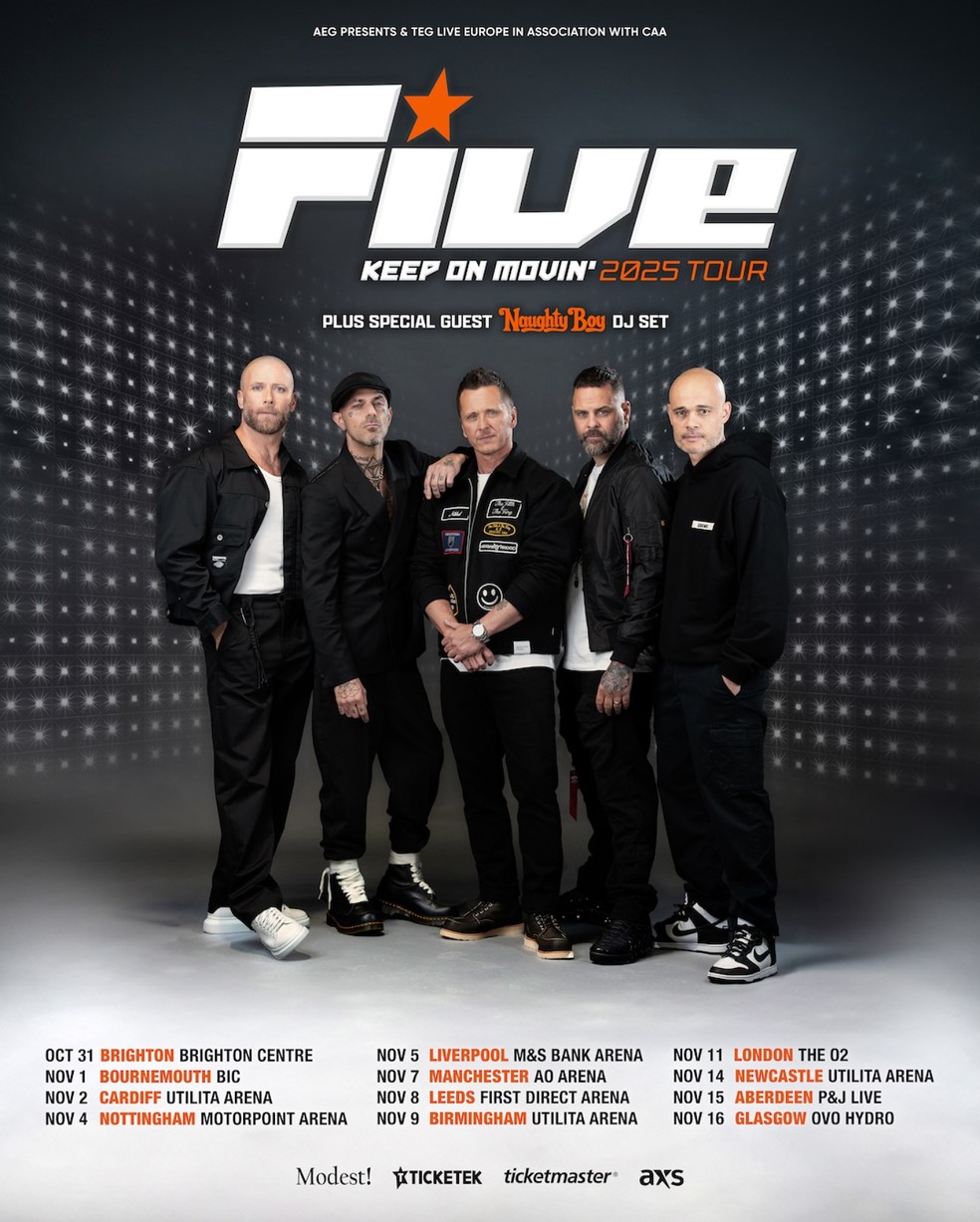 Lembra? Boy band Five, sucesso nos anos 1990 e 2000, se reúne e anuncia ...