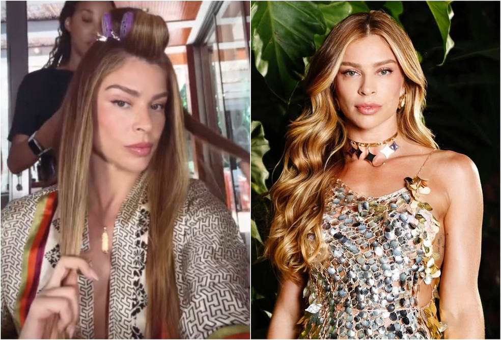 Com novo visual, Grazi Massafera faz comparação ao aparecer com e sem ...
