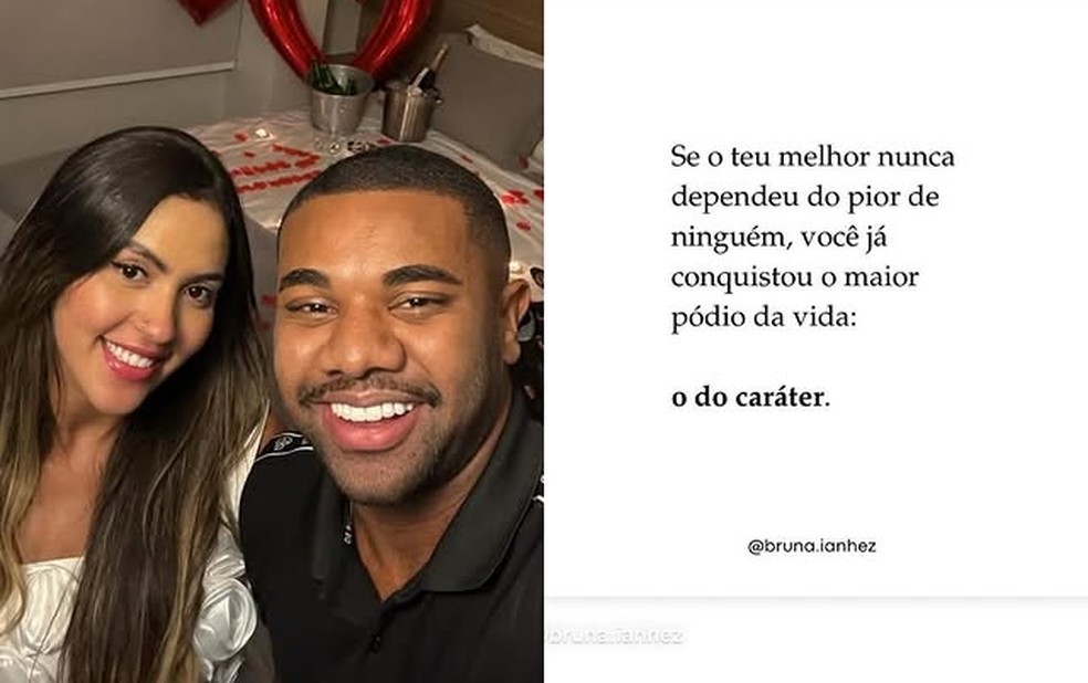 Grávida de Davi Brito, ex-namorada cita caráter após vídeo dele aos prantos