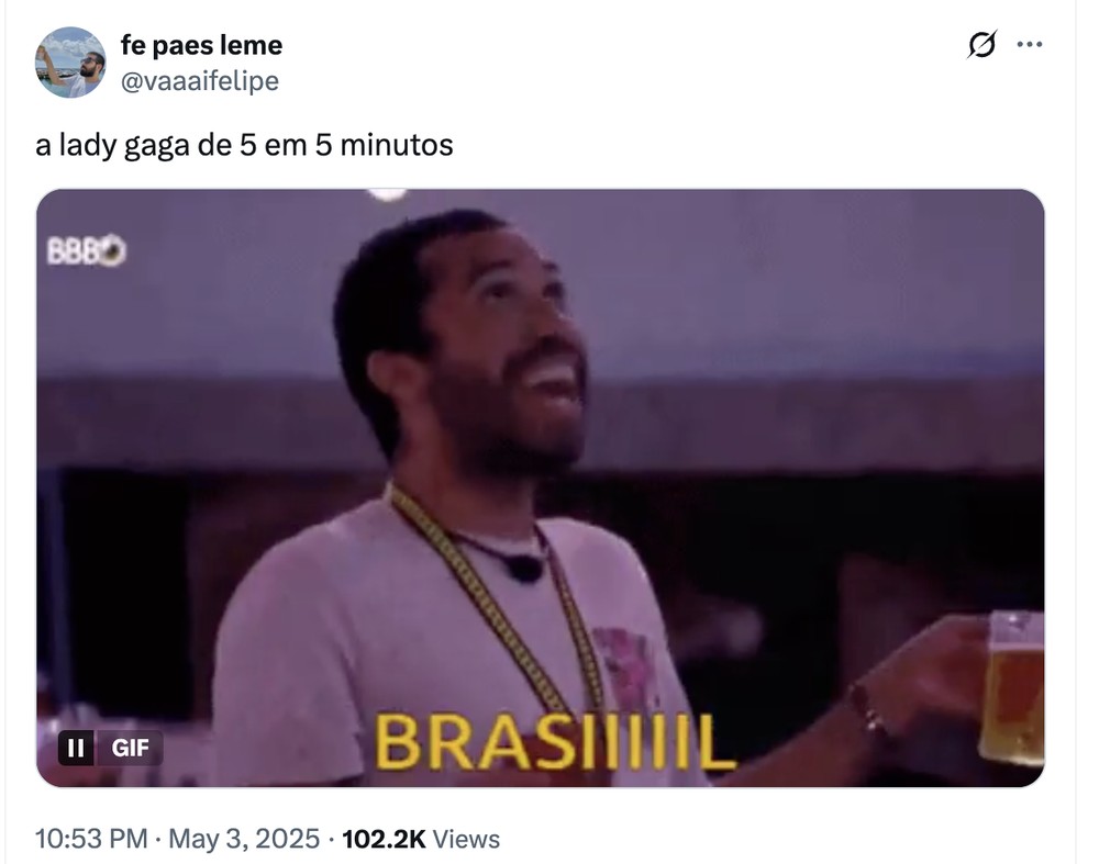 Show de Lady Gaga no Rio agita redes sociais; confira memes