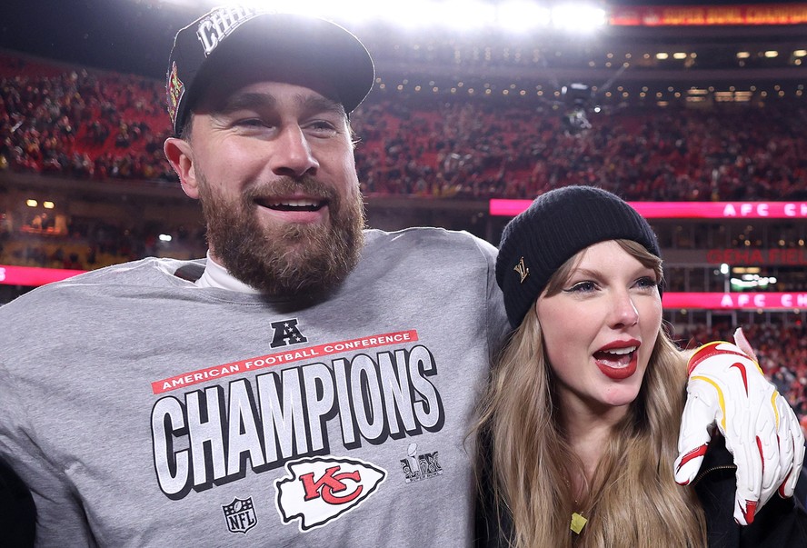 Taylor Swift falta ao jogo de Travis Kelce no Brasil após rumores de ...
