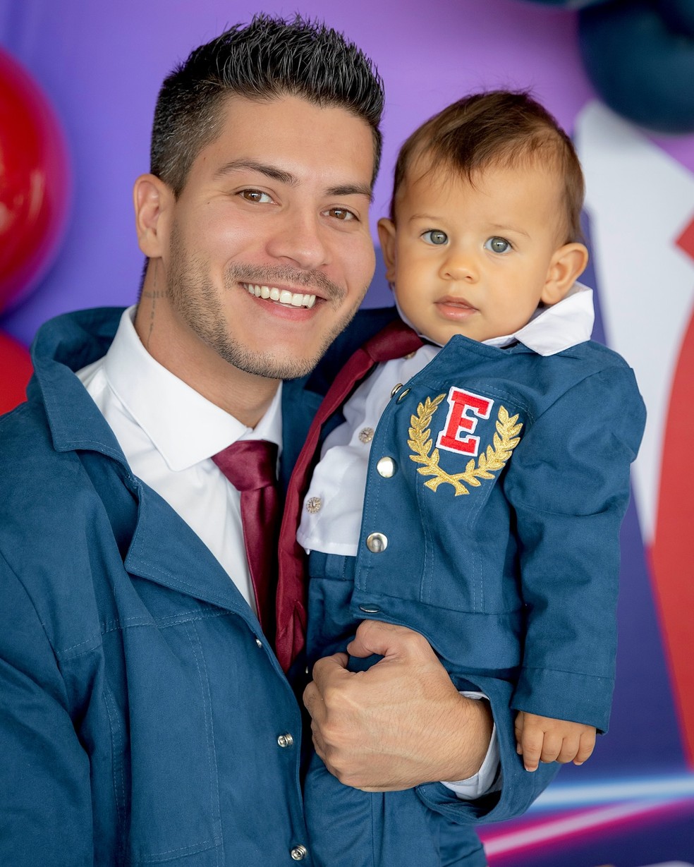 Ex-Rebelde, Arthur Aguiar celebra 10 meses do filho com festa com tema ...