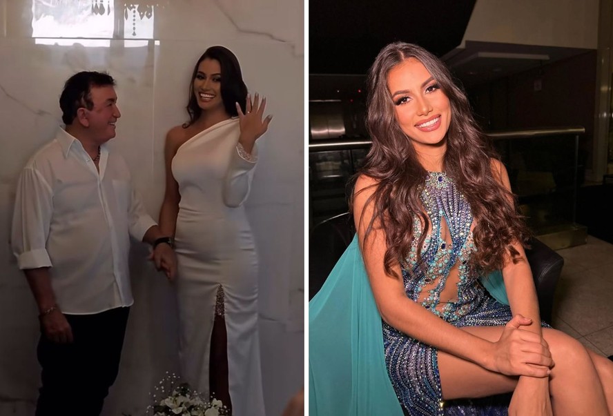 Saiba quem é Calita Franciele: Miss, bióloga e esposa de Amado Batista ...