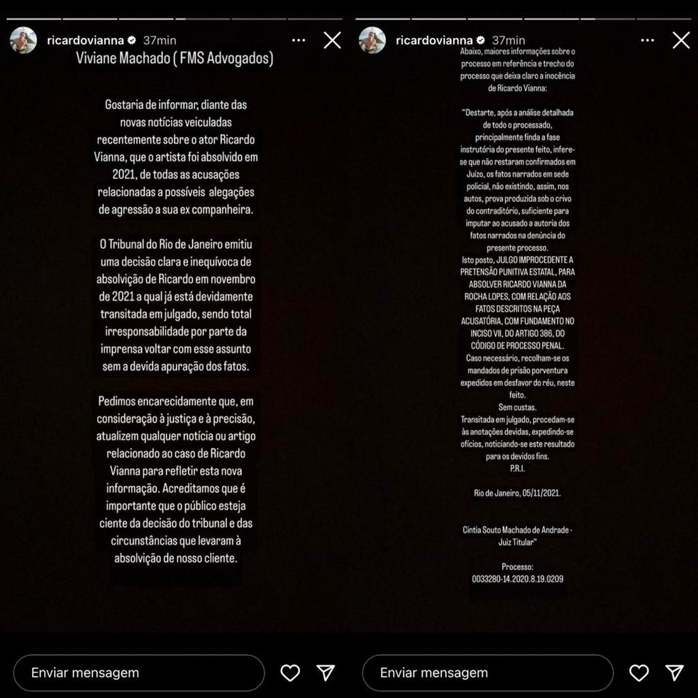 Novo affair de Lexa, Ricardo Vianna se pronuncia sobre supostas ...