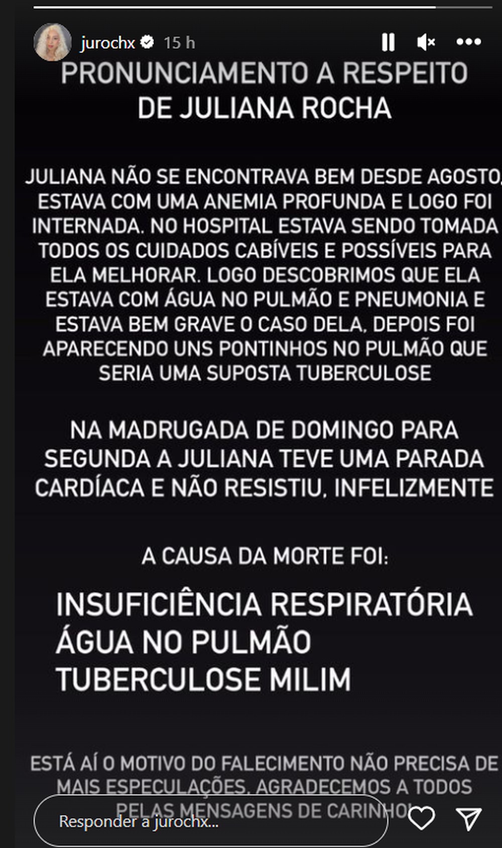 Causa da morte da maquiadora e influencer Juliana Rocha é revelada; saiba