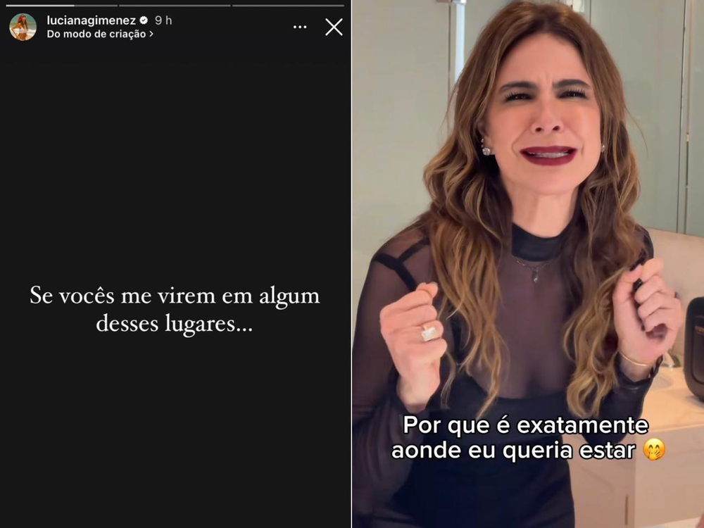 Luciana Gimenez faz piada sobre suposto beijo com atriz de 'Chiquititas'