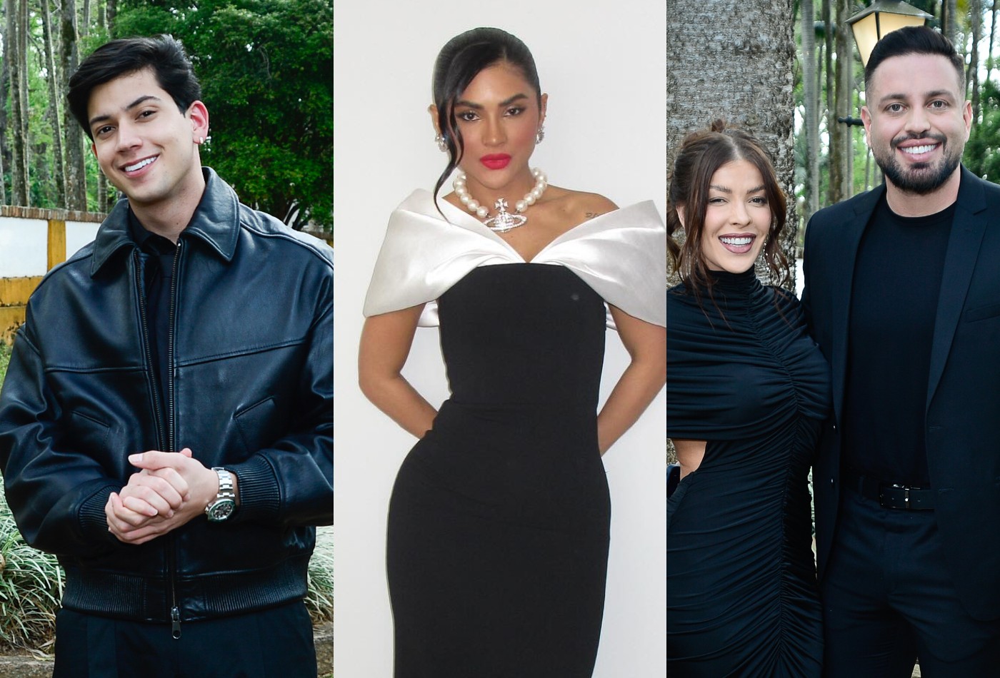 De preto, famosos prestigiam casamento de Mari Fernandez com Júlia Ribeiro; veja fotos