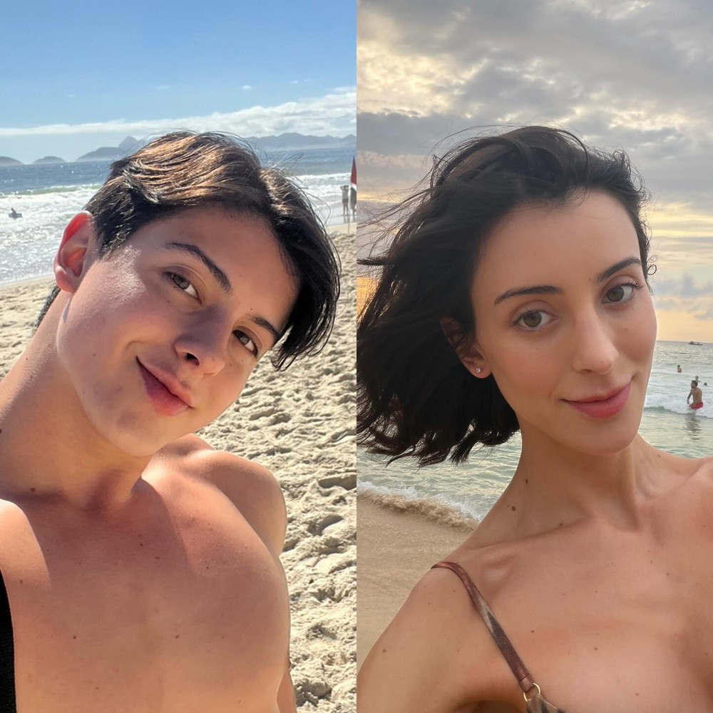 Bella Longuinho mostra frente e verso antes e depois de transição de ...