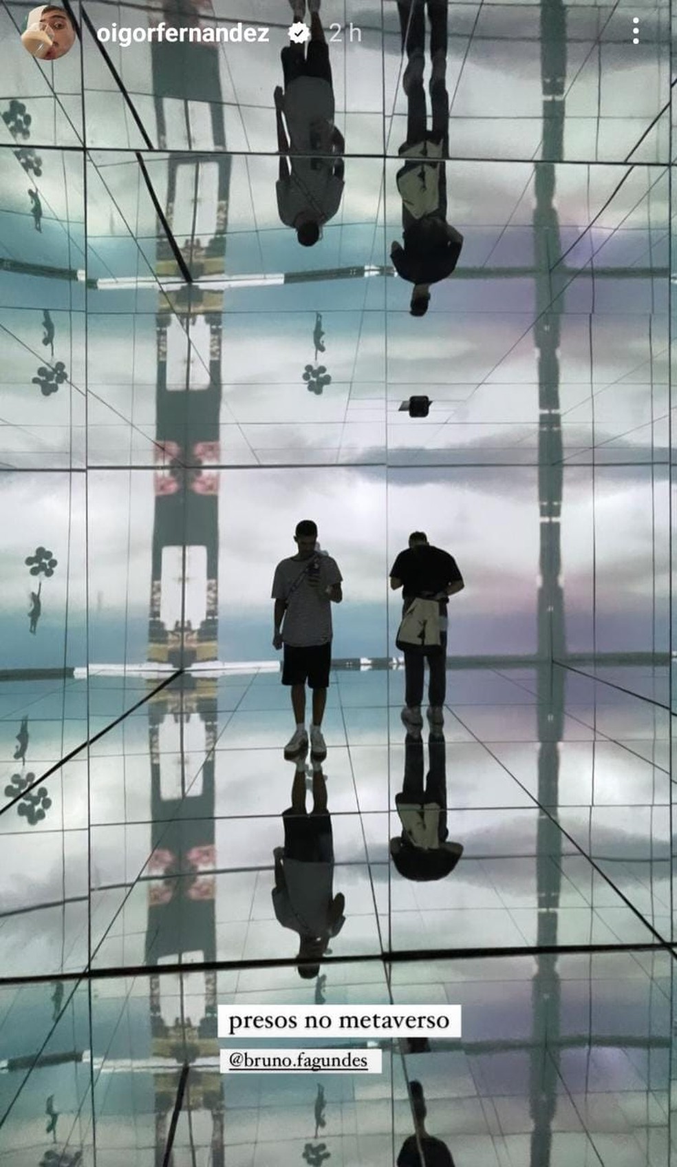 Igor Fernandez exalta o namorado, Bruno Fagundes: 'Fã do meu amorzin'