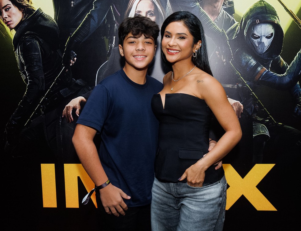 Mileide Mihaile e o filho, Yhudi — Foto: Clayton Felizardo/Brazilnews