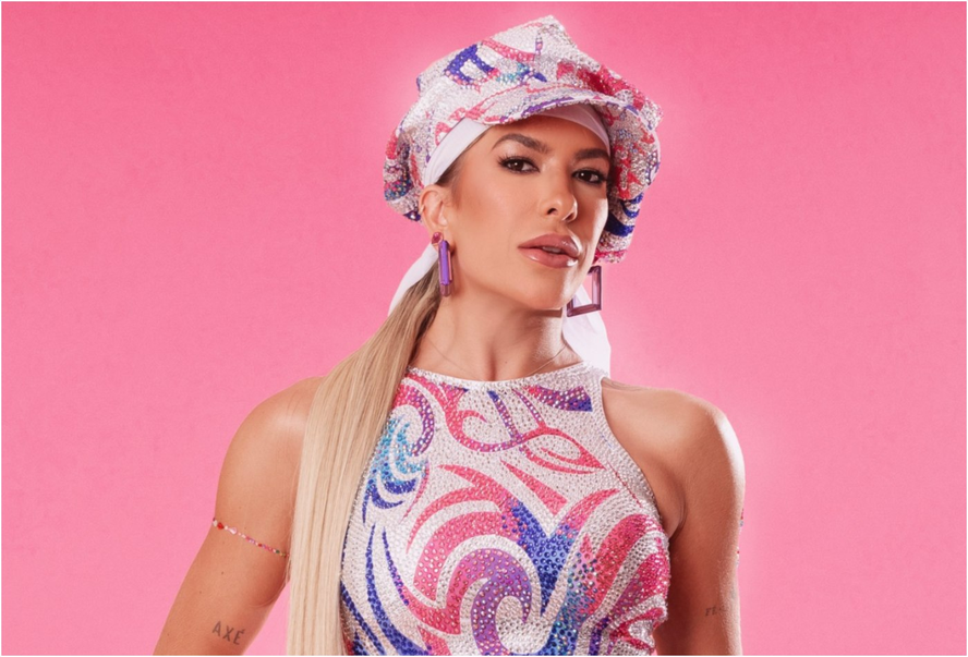 Lore Improta usa look com 100 mil cristais para aniversário de 31 anos