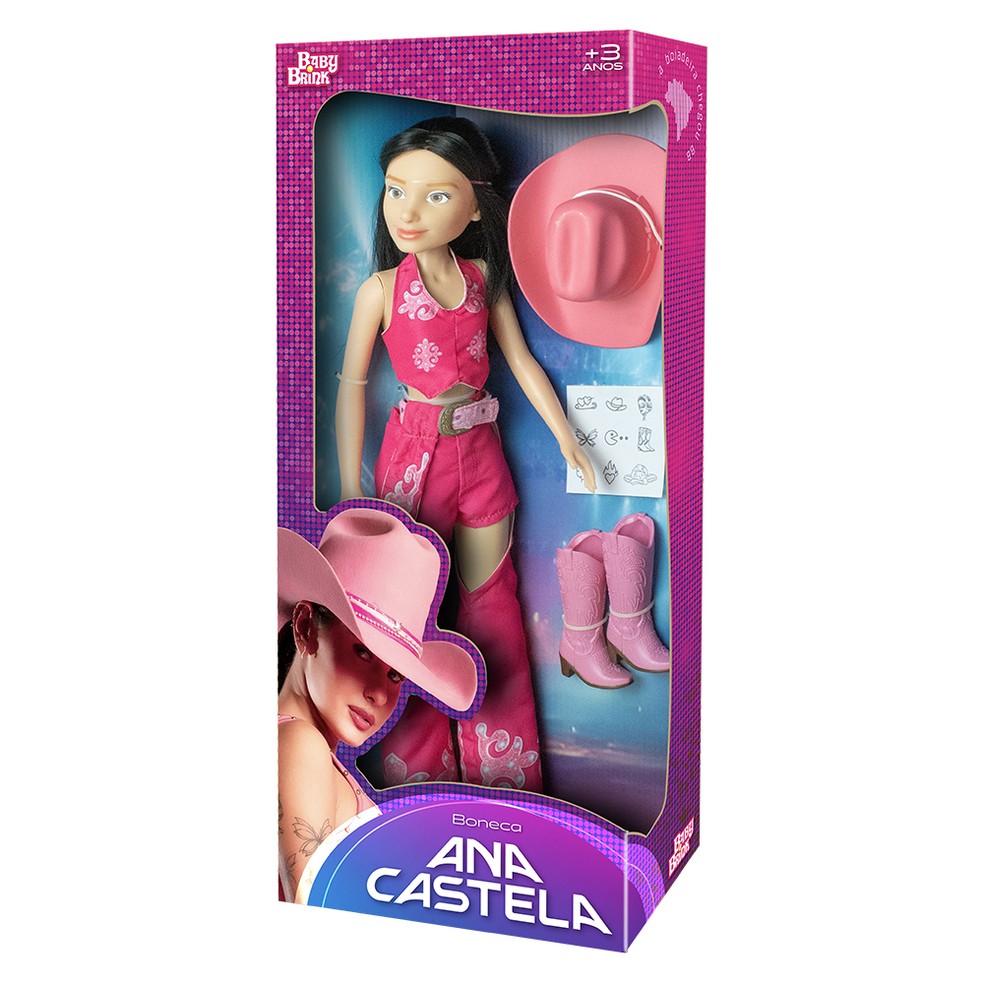 Ana Castela lança boneca de quase R$ 300 inspirada em seu visual; confira