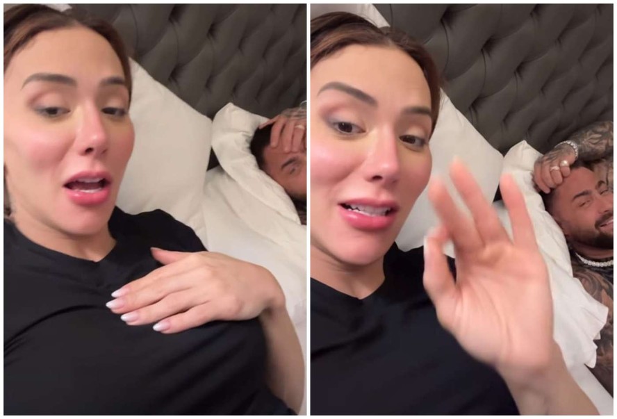 Samara Pink e marido perdem voo e mostram estrago em quarto após ...