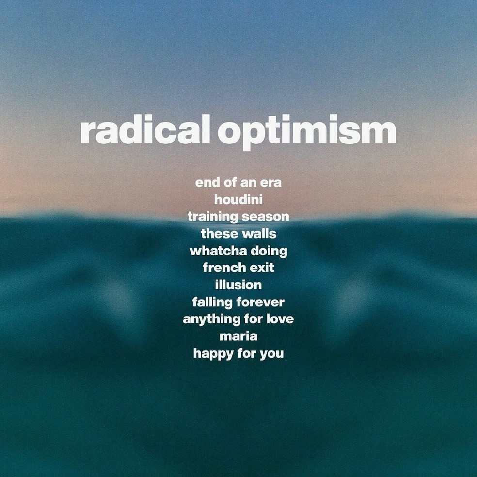 'Radical Optimism': Dua Lipa anuncia data de lançamento e capa do ...
