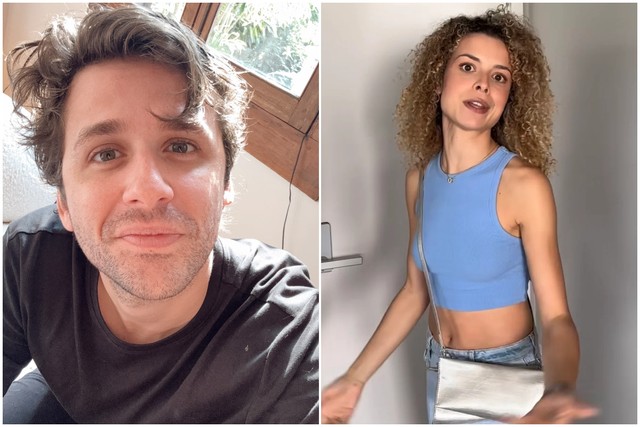 Atores Gil Coelho e Larissa Gloor surpreendem com anúncio de gravidez e ...
