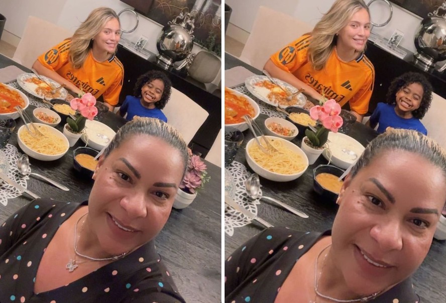 Mãe de Endrick mostra clique com a nora, Gabriely Miranda, e deixa ...