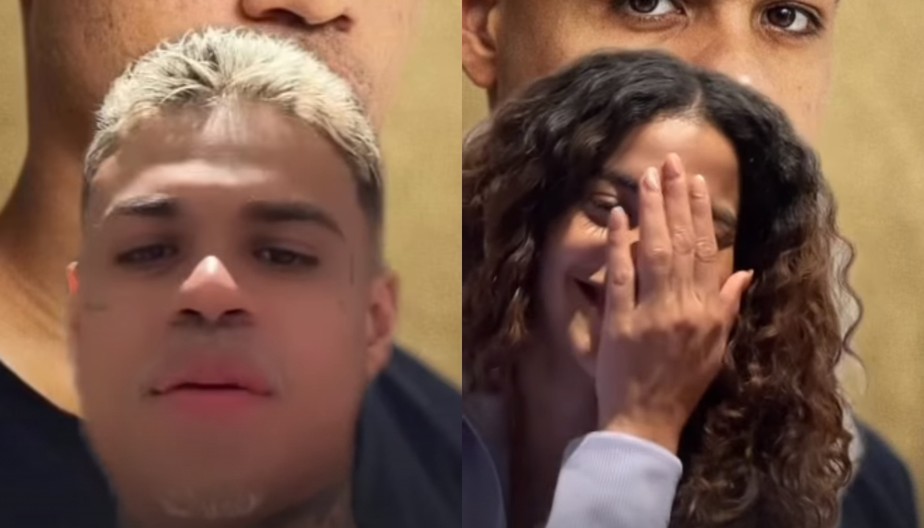 MC Cabelinho e Bella Campos reagem a foto do cantor careca e ele faz ...