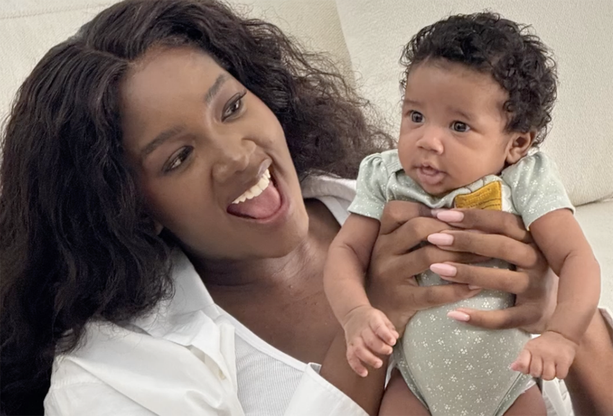 IZA deixa fãs babando com novo clique fofo de Nala na web