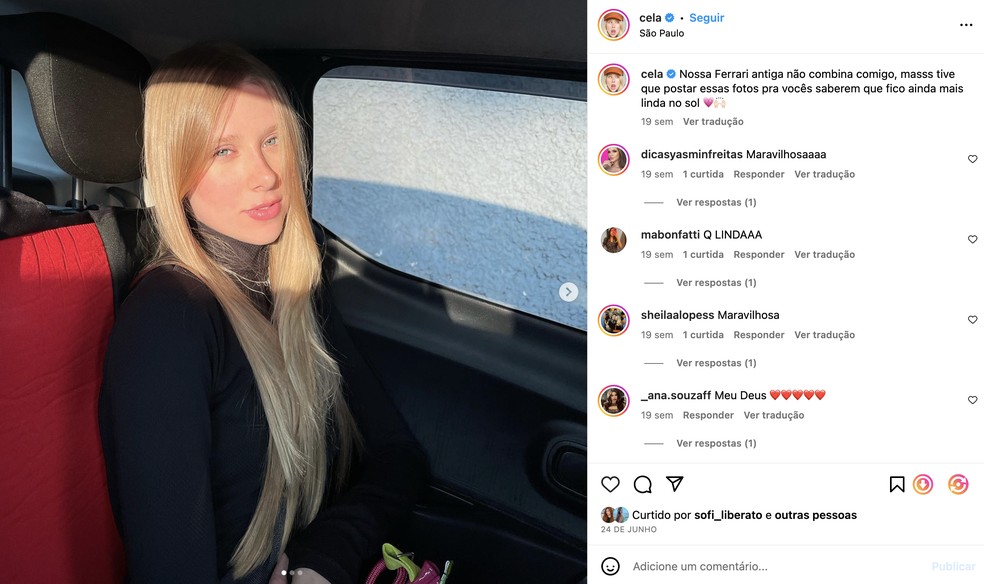 Famosa por personagem de jovem milionária, Cela Lopes revela origem ...