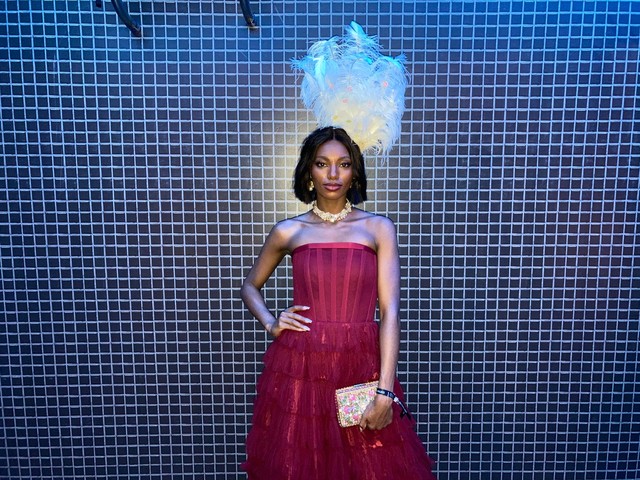 Ex-BBBs Tina Calamba e Gabriel Fop se encontram no Baile da Copa ...