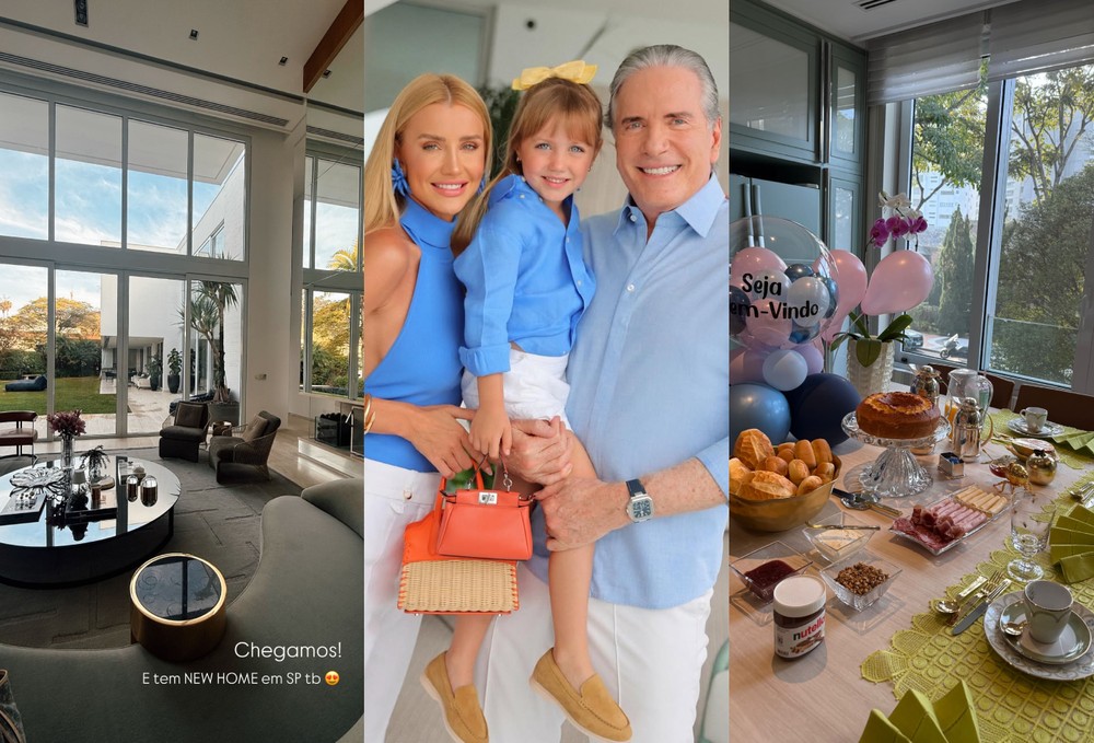 Ana Paula Siebert mostra detalhes da mansão temporária onde está ...