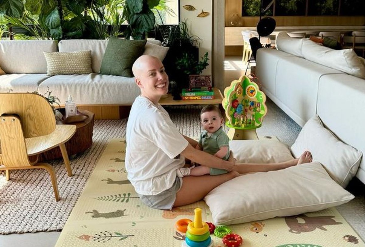 Fabiana Justus aproveita momentos com os filhos antes de nova ...