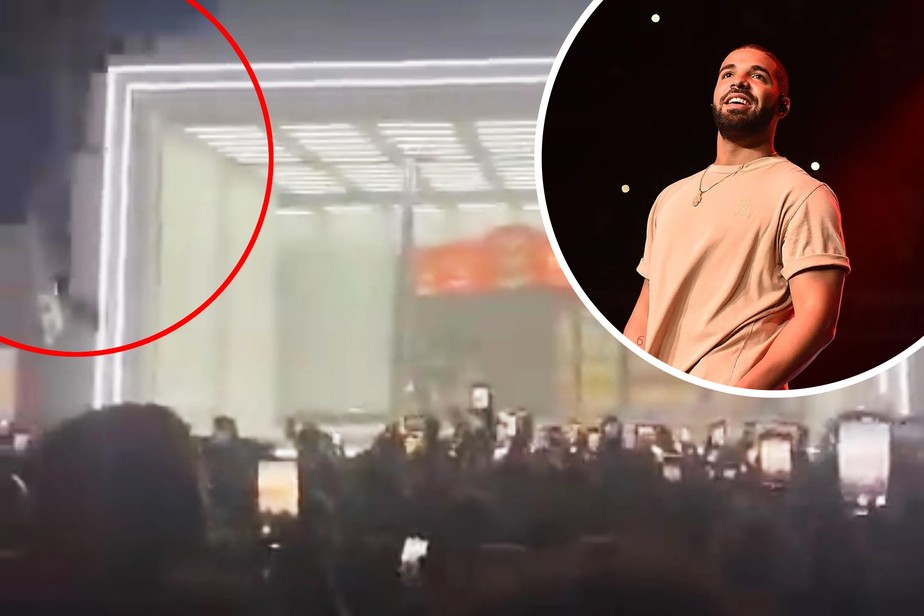 Drake pausa show após fã cair de mezanino de teatro; vídeo