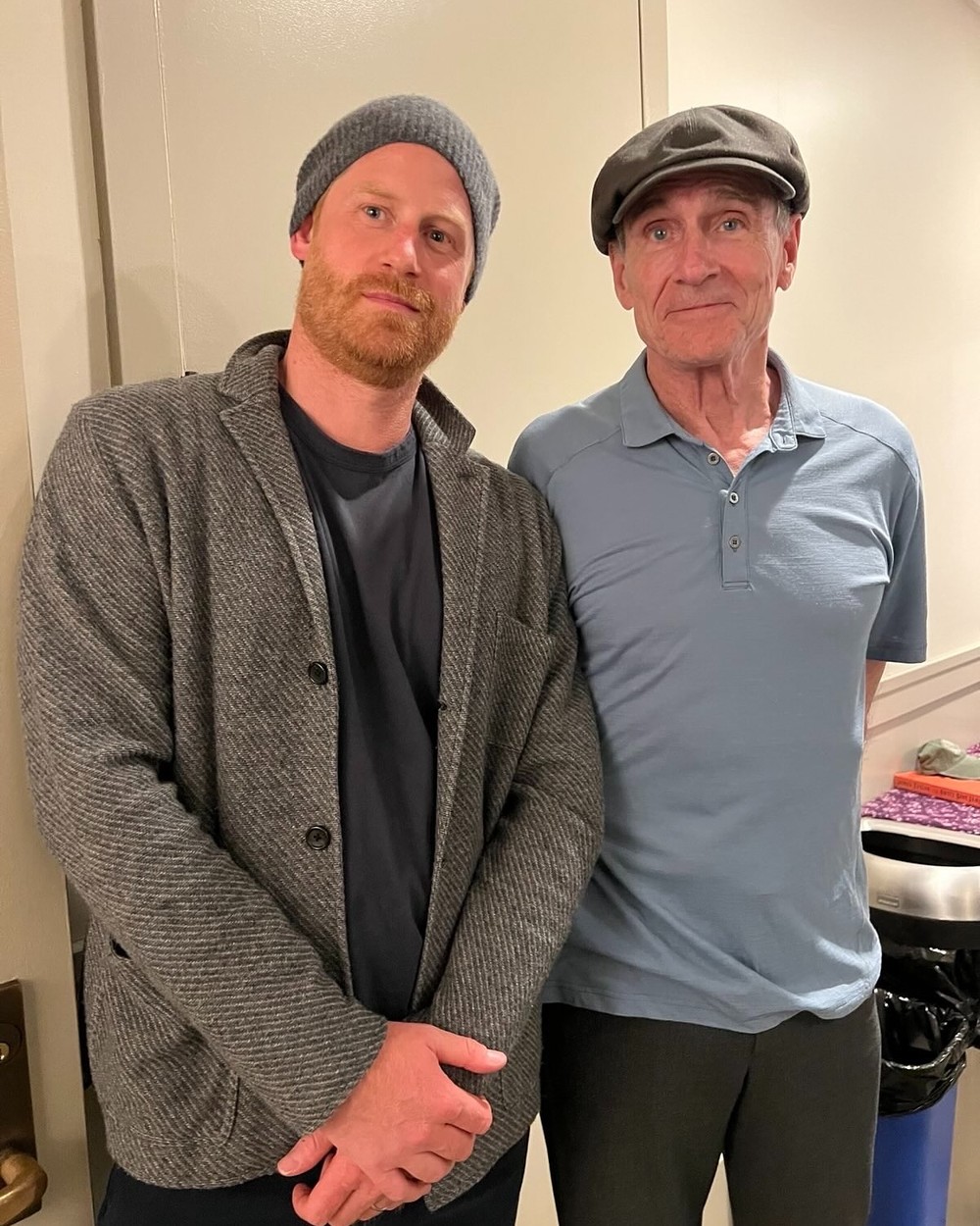 Meghan Markle e Príncipe Harry tietam James Taylor: 'Na minha era de shows'