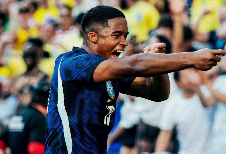 Após gol pela Seleção, Endrick faz declaração emocionante: 'Toda honra ...