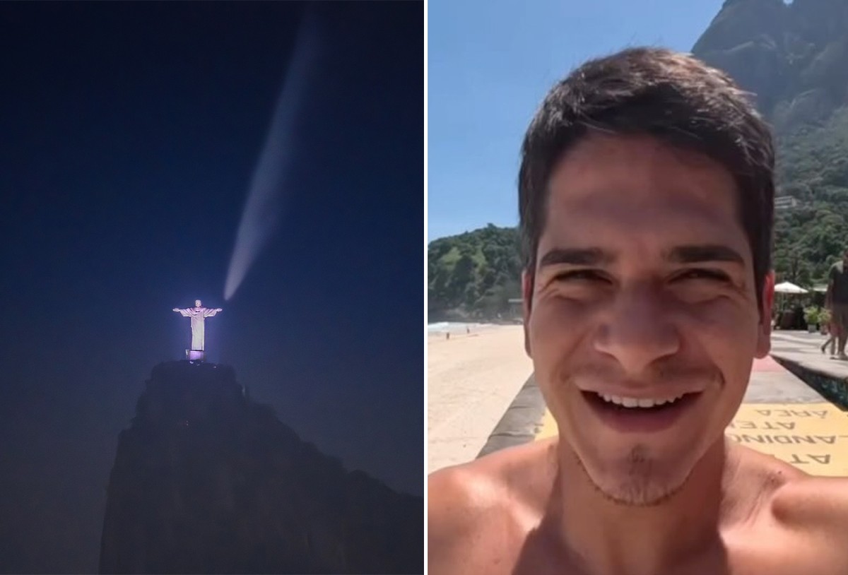 Bruno Boni, irmão de Boninho, faz foto do Cristo Redentor 'segurando ...