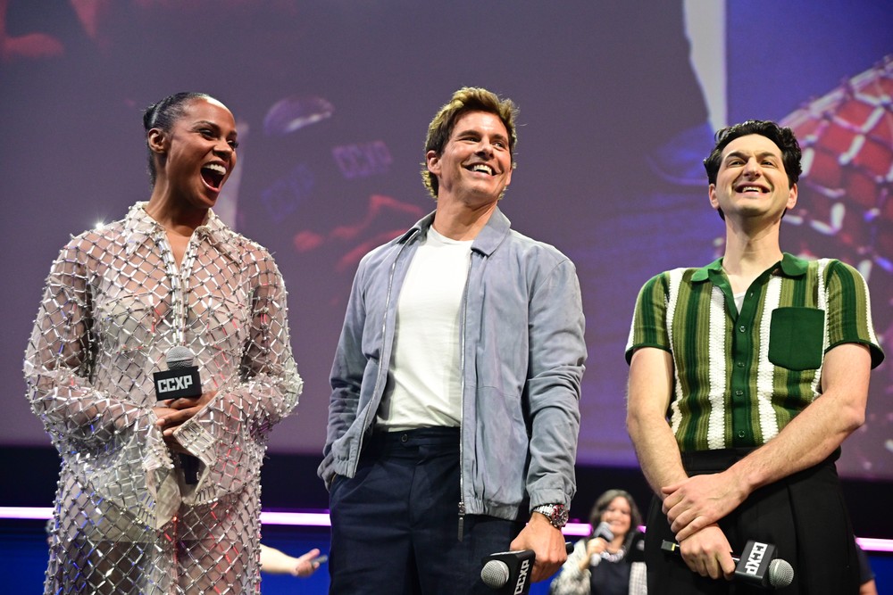 Ben Schwartz, James Marsden e Tika Sumpter apresentam 'Sonic 3' na CCXP 24