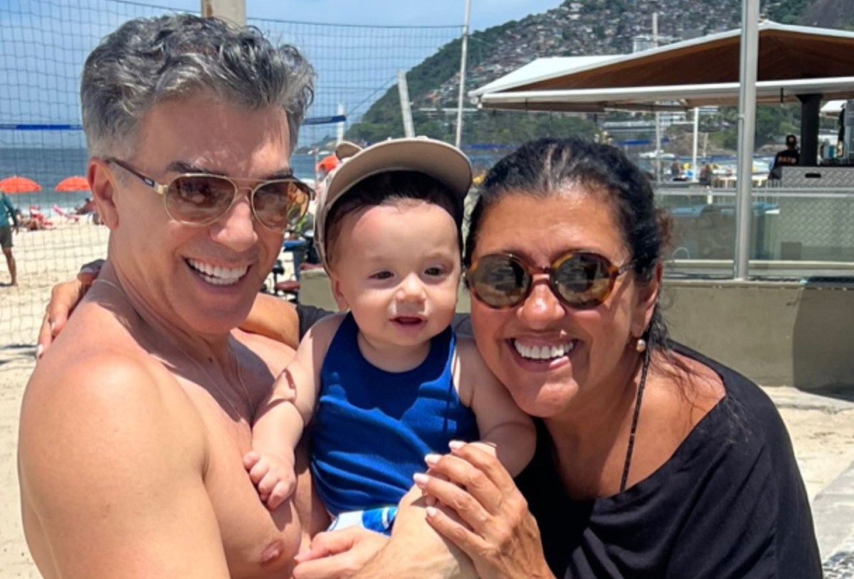 Regina Casé encontra Luca e manda recado para Claudia Raia: 'Amor à ...