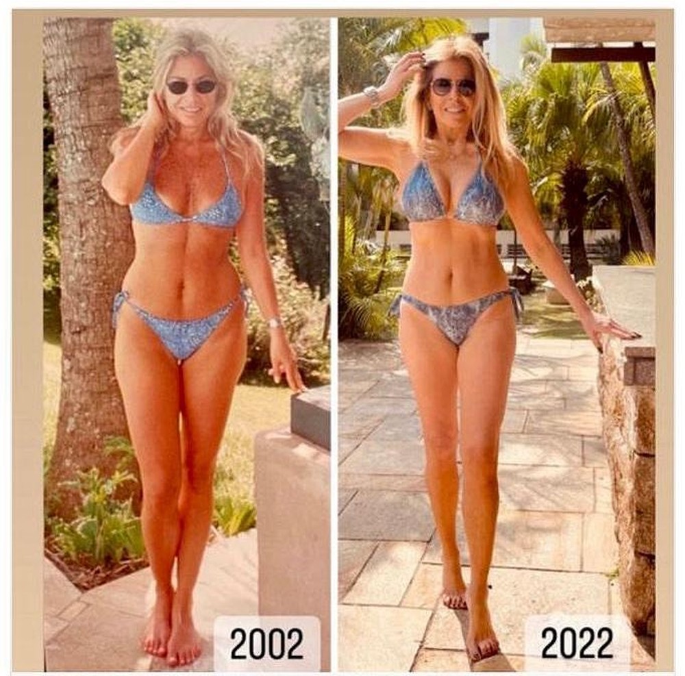 Sacha Chryzman posta de biquíni e Galisteu, também ex-mulher de Justus, elogia: 'Maravilhosa'