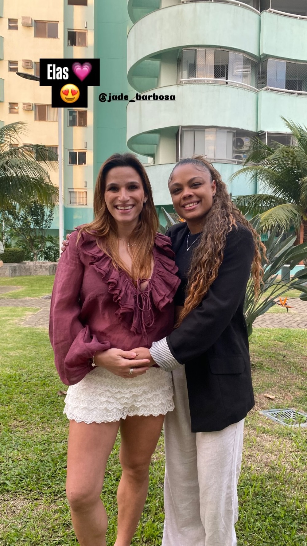 Grávida, ginasta Jade Barbosa se emociona ao anunciar sexo e nome do bebê