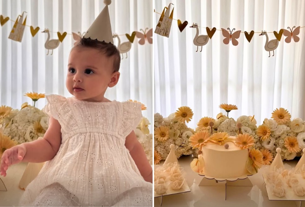 Amanda Kimberly celebra os 8 meses de Helena, sua filha com Neymar