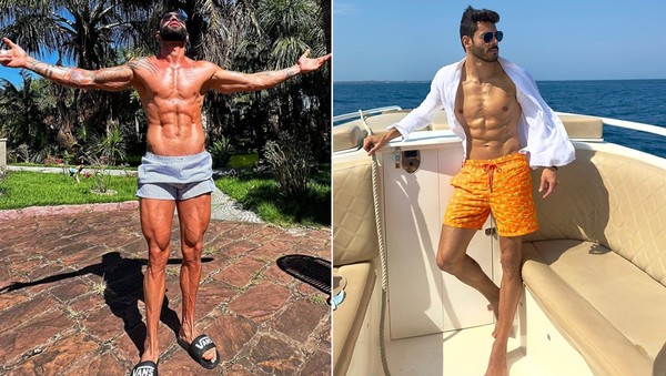 Rodolffo se solidariza com 'perna fina' de Gusttavo Lima em foto: 'Nossa canela não engrossa'; veja