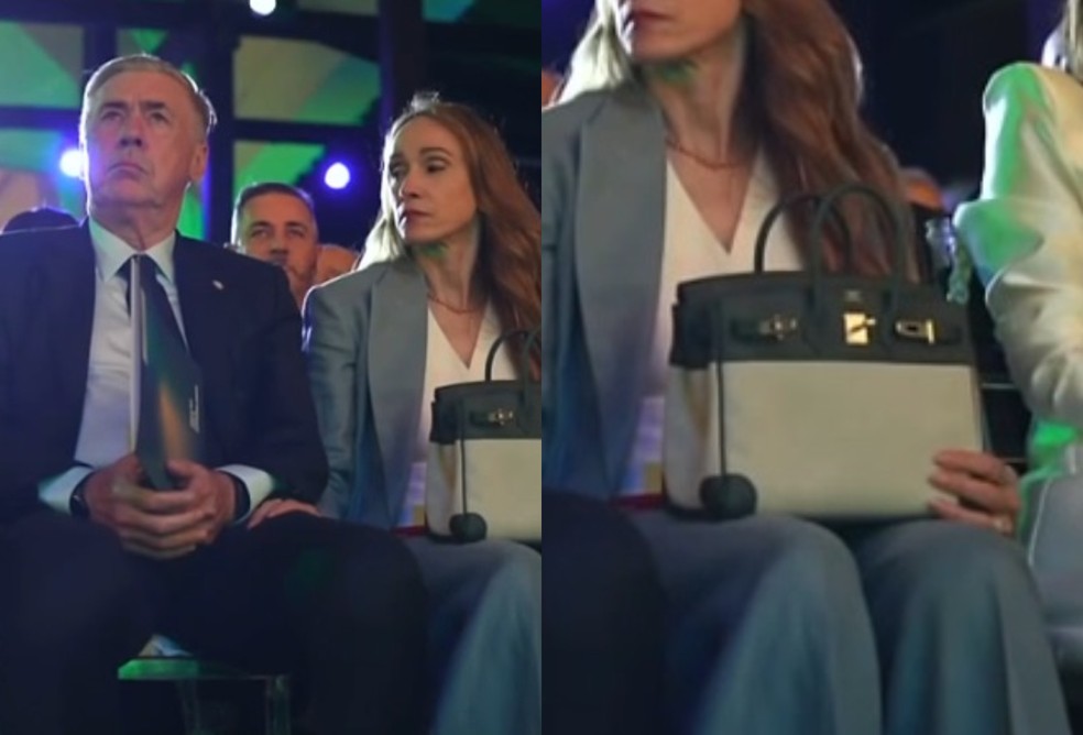 Esposa de Carlo Ancelotti usa bolsa de R$ 140 mil para acompanhar ...