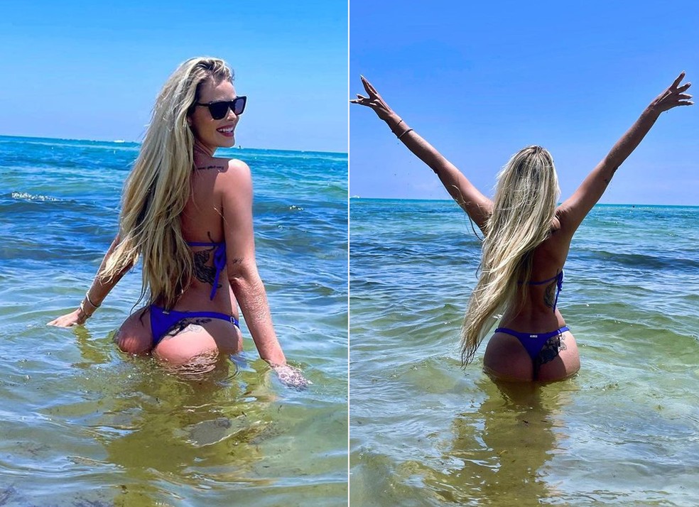 Yasmin Brunet Mostra Tatuagem No Bumbum Em Dia De Praia Fotos E Vídeo