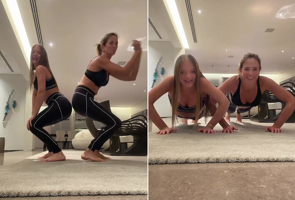 Rafaella Justus e Ticiane Pinheiro se divertem com dancinha e desafio ...