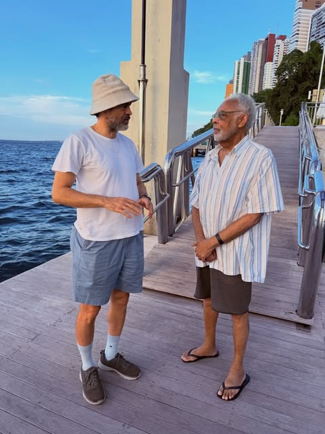 Gilberto Gil posa com filho de Preta Gil e Caetano Veloso: 'Momentos na ...